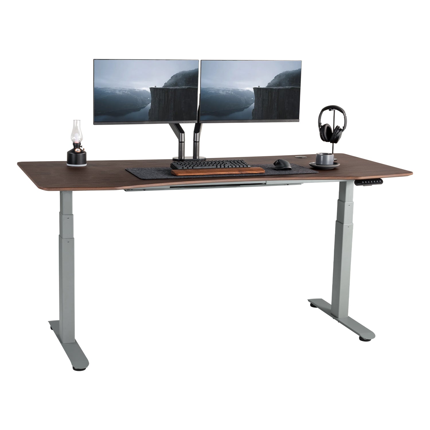 Max Pro Series Standing Desk with Contour Top – FinerCrafts