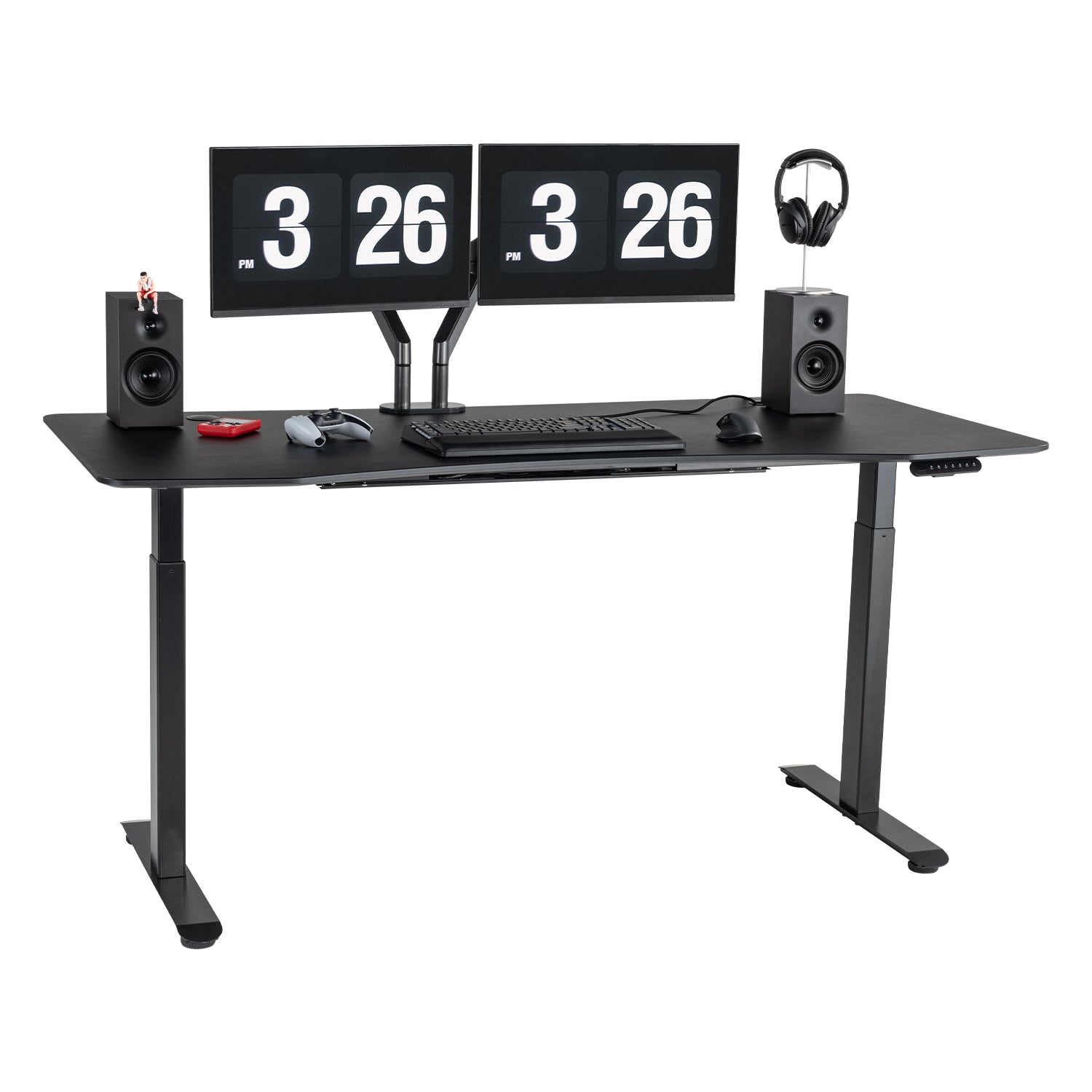Max Series Standing Desk with Contour Top – FinerCrafts